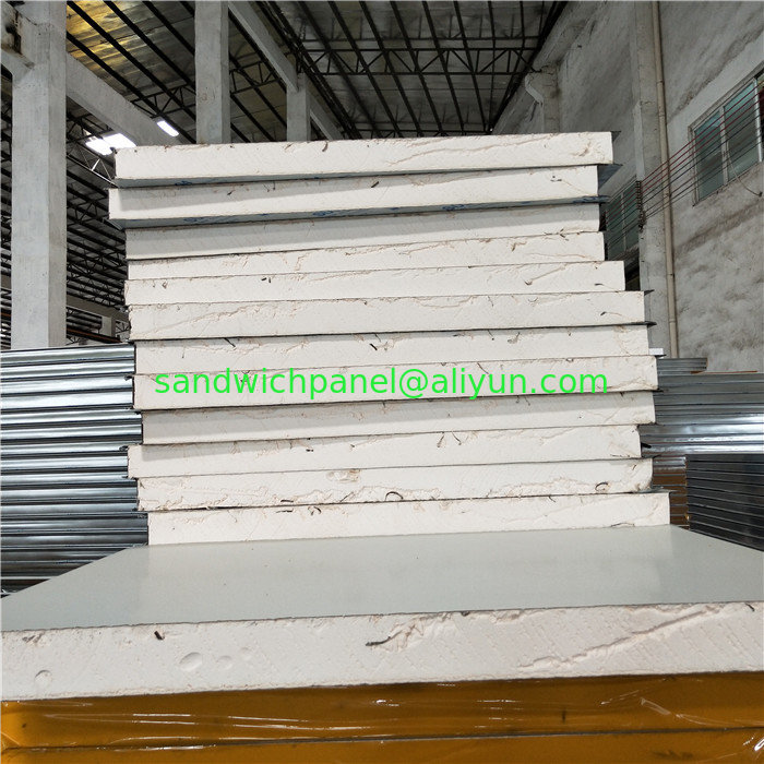 0.426mm grey wnite steel sheet 50mm phenolic sandwich panels with A grade fire rating