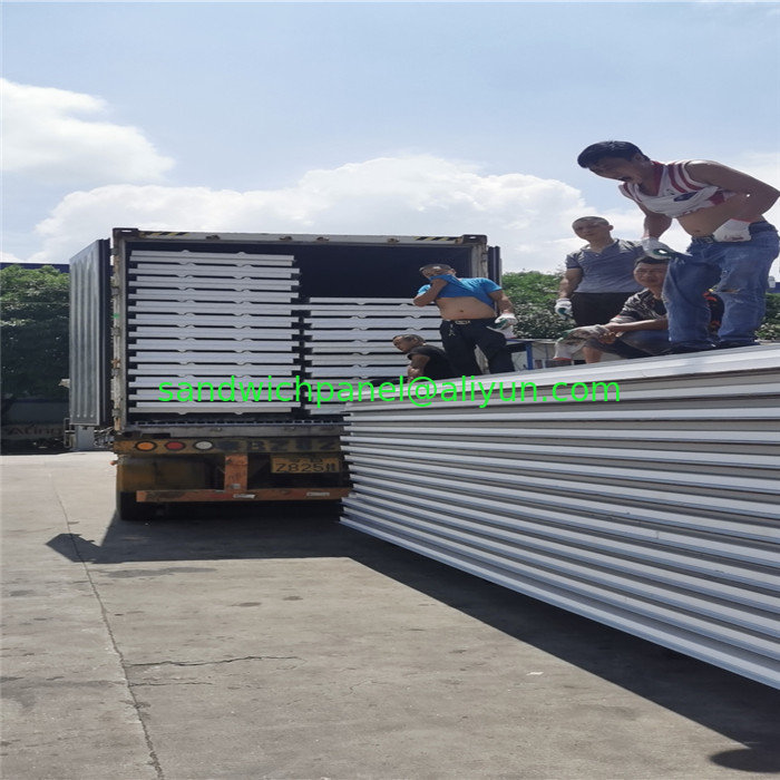 1050 type 50mm eps sandwich construction panels with 14kg per cubic meter for roof
