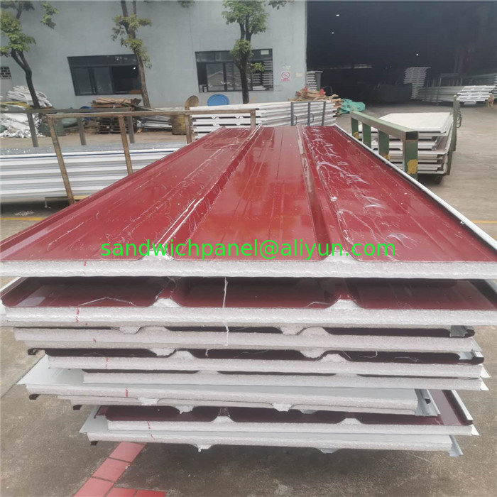 eps sandwich panel 50mm and 75mm thickness with B1 grade fire protection for roofing