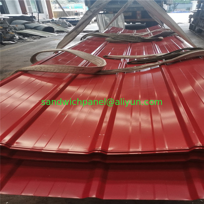 15 years wine red 0.476mm thickness of steel sheet for poultry farm