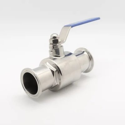 Hygienic two pieces body sanitary tri clamp ball valve,304,SS316L,Full Bore,Tri-Clamped