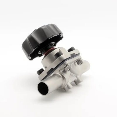 Sanitary Diaphragm Valves With Tri-Clamp Ends, Weld type,Manual Type, Plastic Handwheel