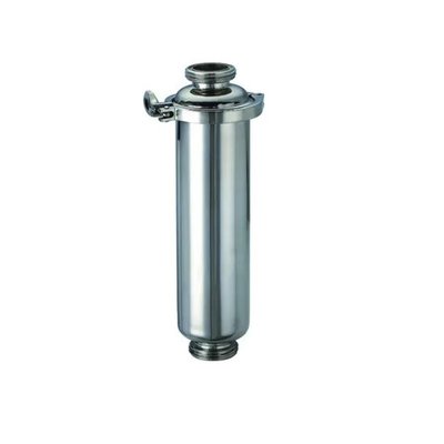 Tipo diritto premuto saldato infilato filtro sanitario sanitario di SS304 SS316L