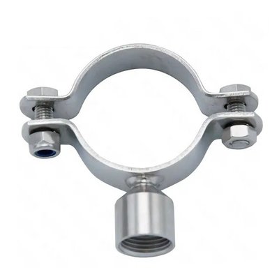 Supporto della metropolitana del tubo di Pin del doppio di Ss304 Ss316l, gancio del tubo sanitario con l'estremità filettata