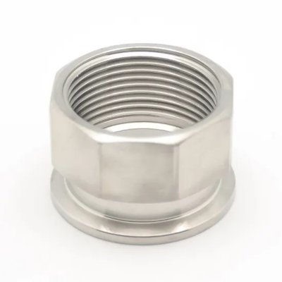 Commestibile igienico di Ss304 Ss316l dell'adattatore a 10 pollici del puntale 22mp Triclover NPT