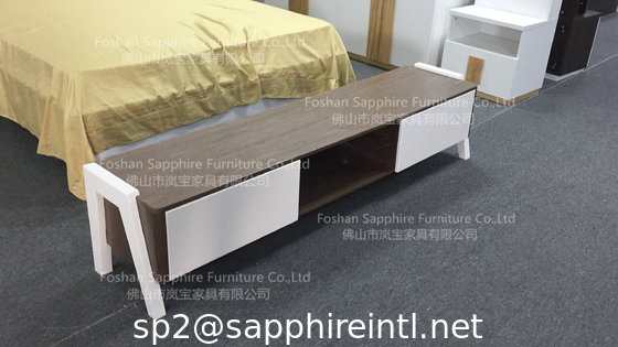 TV-175 Modern home furniture foshan economic TV Stand model furniture / Solid wood MADE with glass / High quality