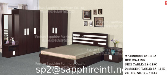 BS-119 Apartment nightstand side table wardrobe cabinet, MDF hotel bedroom furniture Modern furniture homes foshan