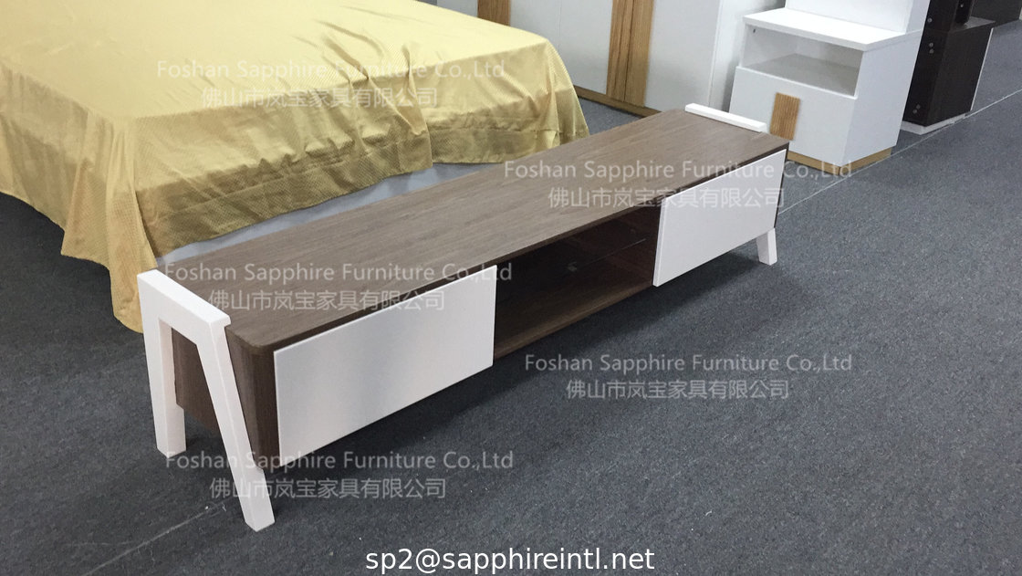 TV-175 Modern home furniture foshan economic TV Stand model furniture / Solid wood MADE with glass / High quality