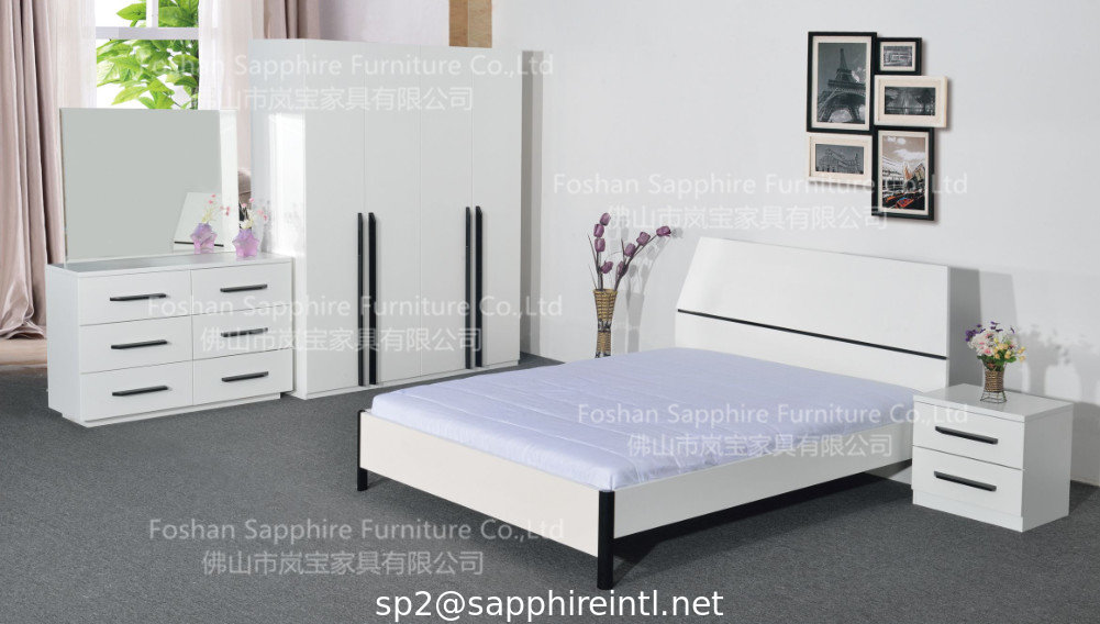 BS-155 Modern furniture homes foshan economic bedroom lalezar model furniture / MDF MADE / High quality