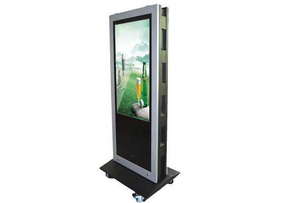 Double Side touch screen advertising displays , Advertising Totem