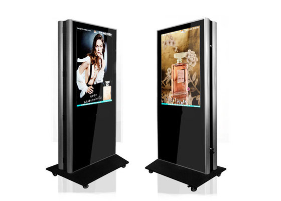 Double Side touch screen advertising displays , Advertising Totem