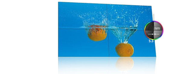 Ultra Thin LCD Video Walls 55 Inch 4 * 4 For Lobby Exhibition Station For Hotel Theater