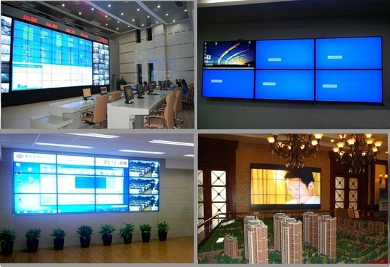 55 Inch DID Samsung Original LCD Video Wall 3.9mm Bezel HDMI Splitter 3840 x 2160