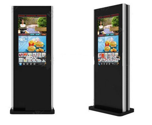 42 Inch Touch Screen Kiosk  WiFi High Definition Player two display sides
