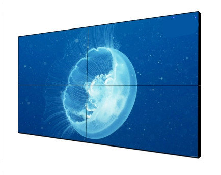 Indoor LCD Video Walls 4.8mm Pixels Wall Mount Flat Panel 46 Inch Display