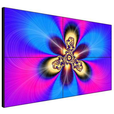 55 Inch Seamless Wall Mount LCD Display Narrow Bezel Irregular Splicing Advertising Screen