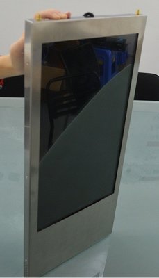 TFT LCD Wall Mounted Digital Signage stainless steel elevator
