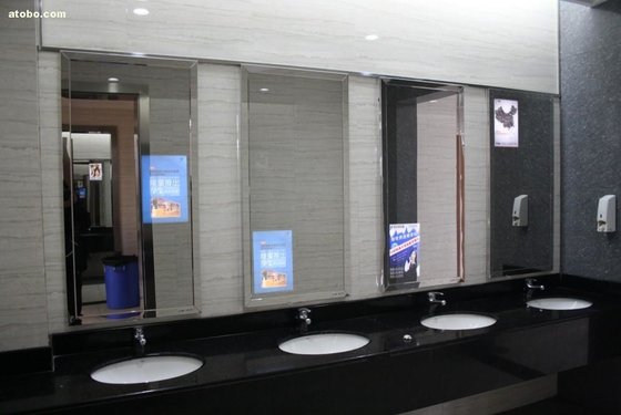 Factory price 32,42" magic mirror tv,magic mirror ad player,magic mirror advertisement for washing room/spa room