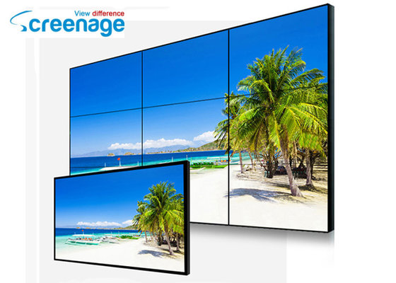 Cheapest Video wall super narrow bezel TV Panel Video Walls TFT 55 Inch Display HDM VGA BNC And DV