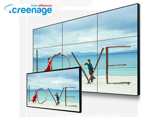 TFT Wall Wount LCD Video Walls 55 Inch System Video wall with super narrow bezel
