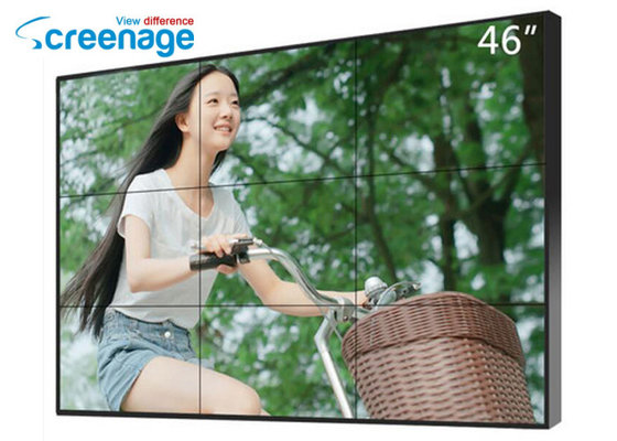 Samsung DID LCD video display wall with ultra narrow bezel / digital media player with sync