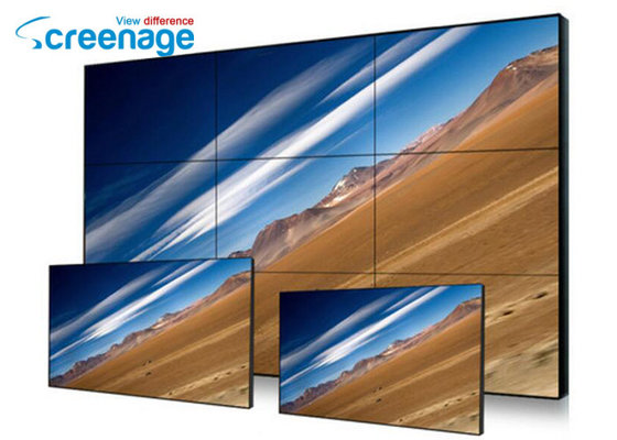 55 inch ultra narrow bezel video wall with in built lcd video wall controller