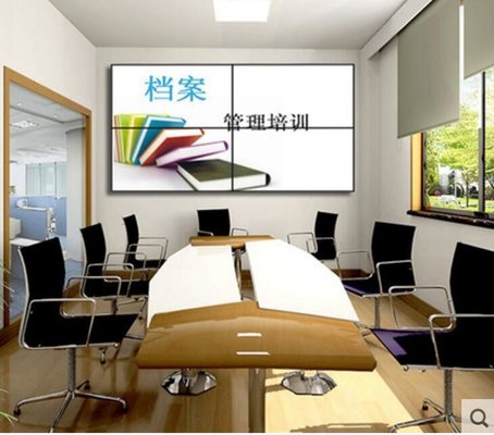 55 inch ultra narrow bezel video wall with in built lcd video wall controller