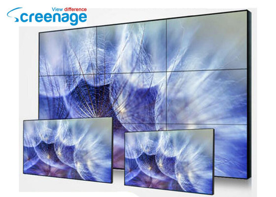 46 Inch Flexible LCD Video Wall Monitor Rental 1920 x 1080 Pixels High Definition