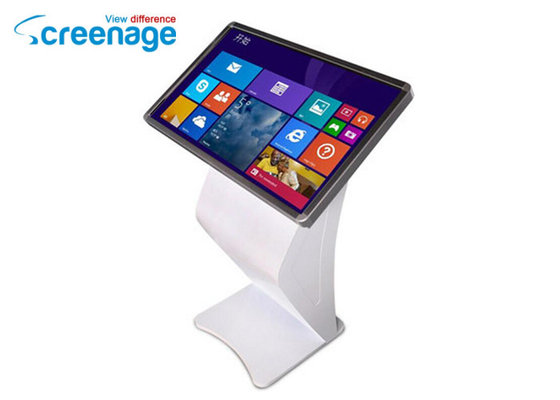 23.6 Inch Network Touch Screen Kiosk Monitor Digital Totem With Wi-Fi / 3G