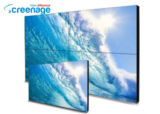 Wall Mounted Lcd Ad Display , Splicing Commercial Video Wall With Samsung Panel