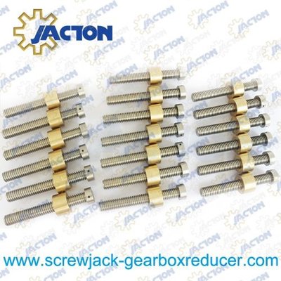 Thread Rolling or Grinding 3-3/4" Inch Acme Screw and Inch Acme Nut With 2/3" Single Lead
