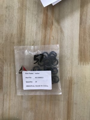 Hot sale LG936L LG958L Wheel Loader  Spare Parts 4011000025 WASHER