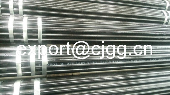 6M 12M DIN1629 ST52  Seamless Steel Tube Non - Alloy Mechanical Pipe