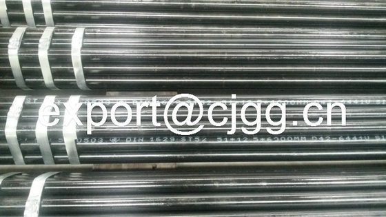 ST45 DIN1629 Seamless Carbon Steel Tube Plained Ends / Beveled Ends