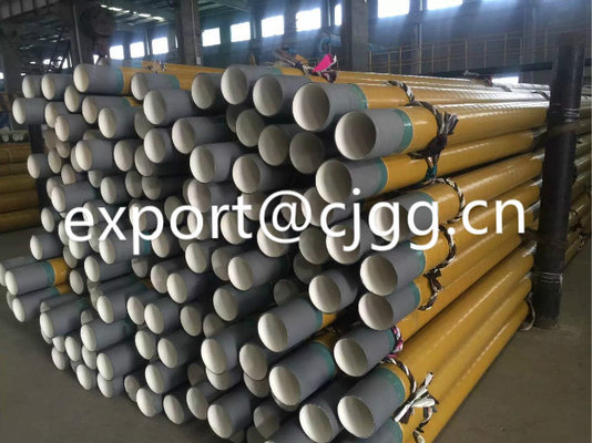 High Density Yellow Anti Corrosion Steel Pipe External 3LPE Coating