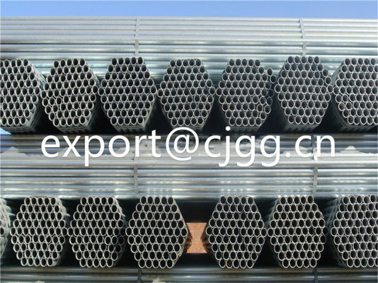 BS1387 Hot Dip Galvanised Steel Tube Bevel End Seamless Steel Tubing