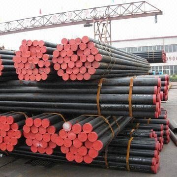 Industrial Seam-welded Carbon Steel Pipes, ASTM A106 Seamless Steel Pipes SRL, DRL Length