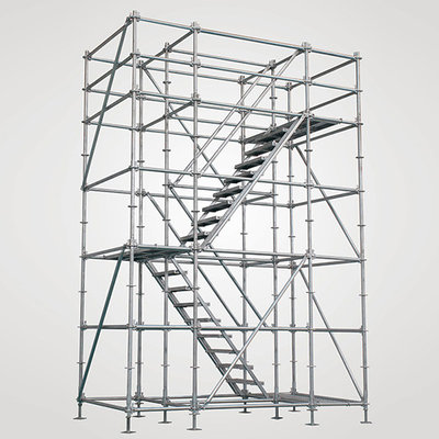Galvanized Ringlock Scaffolding in Construction building