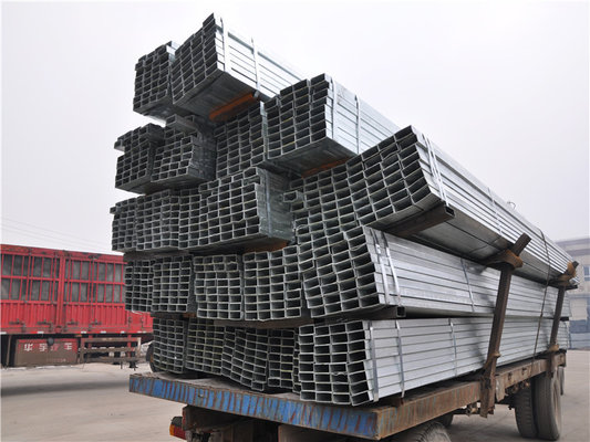 S235 , S275 , S355 HR Rectangular Steel Tube / RHS Low Carbon Steel Tube ERW