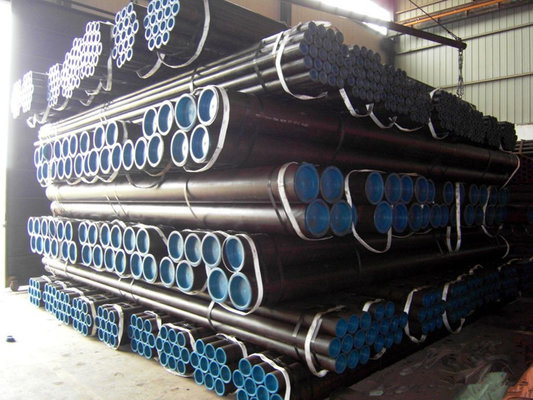 DIN17175 / ASTM A106 / DIN1629 Seamless Pipes For Oil Pipe , Pipeline , Structure Seamless Tube