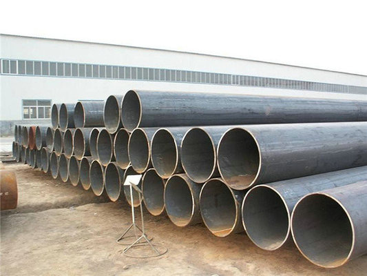 Round Hot Rolled LSAW Carbon Steel Pipe / Tubes For Fluid Transportation , GB3092 Q195 / Q215