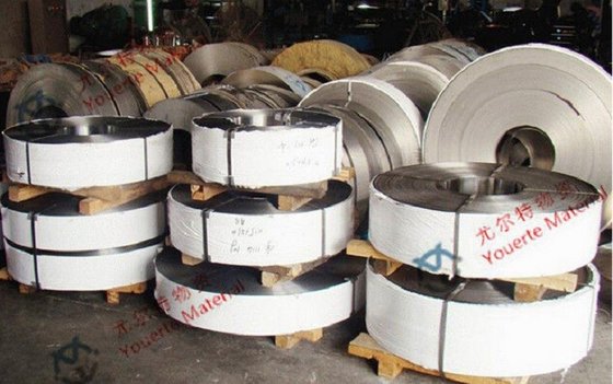 Annealed 321 310S Polished Stainless Steel Strips , ASTM NO.8 No.1 No.4 Pipe Steel Strip