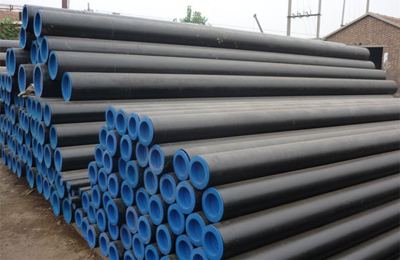 EN10305 Structural Seamless Steel Pipe / Tubing With Oiled / Black Painted