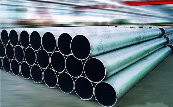 Black Painted Seamless Steel Pipe ASTM A53 Grade A For Structure / Construction
