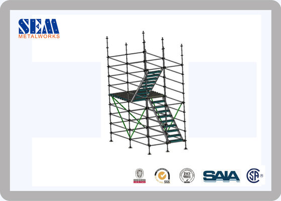 Hot Dip Galvanized Ringlock Systems Scaffolding With Q345 Steel