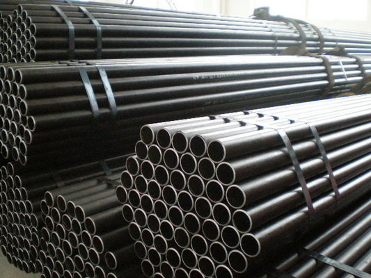 Hot Roll Carbon Steel Seamless Pipe EN10216-1 , Black Painting / Varnish / Passivation Tube