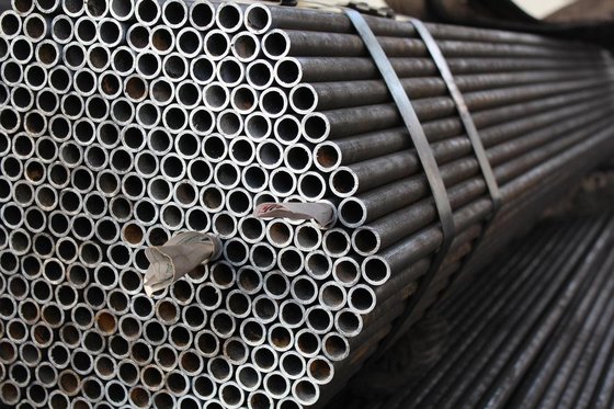 DIN1629 Non - Alloy Steel Round Pipe , Carbon Steel Seamless Tube for Chemical Equipment