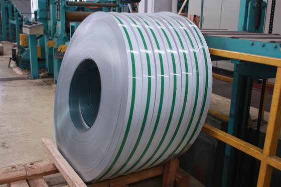 201 / 304 / 410 Cold Rolled Stainless Steel Strips PE Film For Chemical Industry