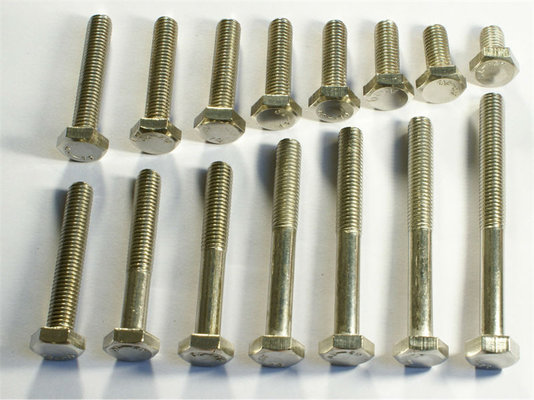 GB / ISO / ASTM 316L 304 316 Stainless Steel Bolt Car Parts M5 - M36