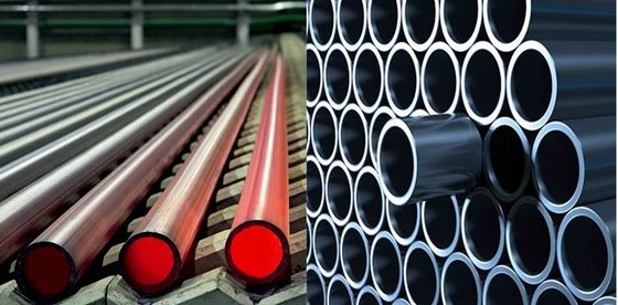 Custom ST52 carbon steel honed tubes , Cold drawn seamless steel tube